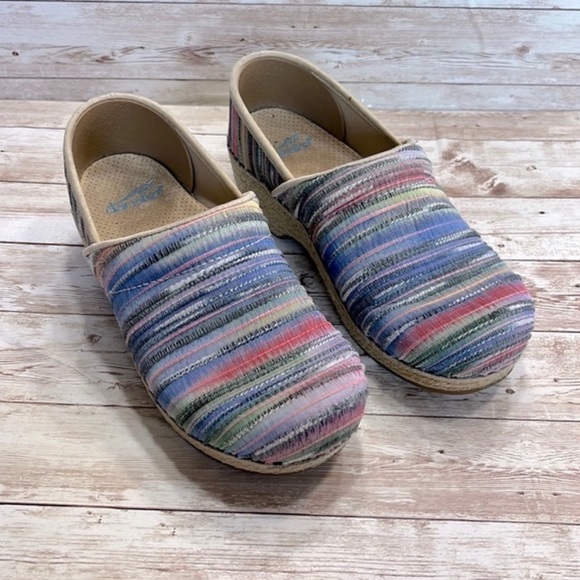 Dansko | Shoes | Dansko Size 36 Multicolored Clogs | Poshmark
